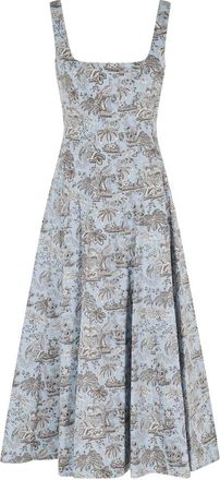 Staud Staud, Femme, Robes, Bleu, Taille: 34 FR Wells Dress