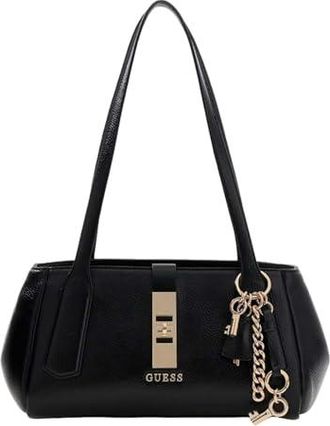 Guess sac à épaule Brooke Shoulder Satchel Bag Black noir