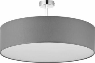 Licht-Erlebnisse Deckenlampe in Graphit Wohnzimmer Leuchte YASA