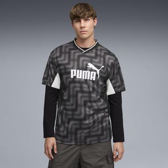 Puma Essentials Block Relaxed Fu&Atilde;Yballtrikot Herren, Kleidung, Schwarz, XXL