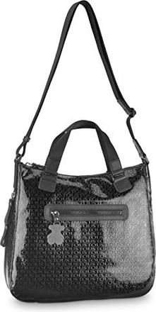 Tous Amberani Lindsay Sac bandoulière pour femme, Noir (Noir), 34x30.5x18 cm (W x H x L)