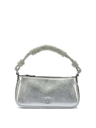 Pinko Pinko Hobo Bags - Silver Leather Handbag - Gr. unisize - in Grau - f&uuml;r Damen