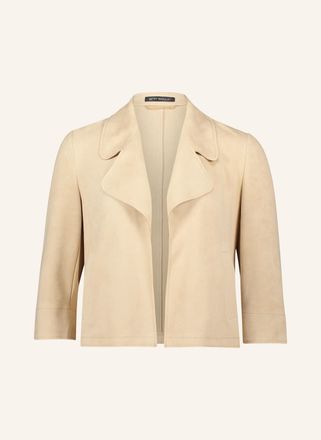 Betty Barclay Jacke In Lederoptik Mit 3/4-Arm beige