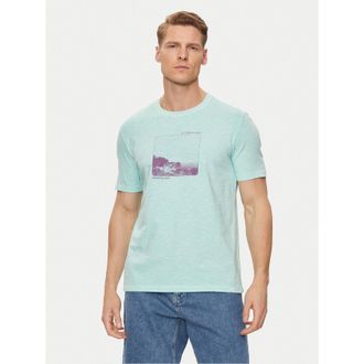 Benetton United Colors Of Benetton T-Shirt 3F98U1092 Gr&uuml;n Regular Fit