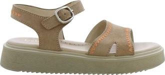Beberlis Femme, Chaussures, Beige, Taille: 35 EU Sandale Plate