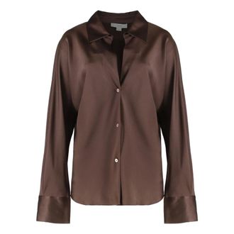 Vince Damen, Blusen & Hemden, Braun, XLGr&ouml;&szlig;e
