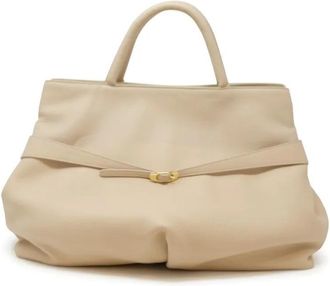 Roberto Del Carlo Hobo Bags - Virna Nude Leather Bag - Gr. unisize - in Beige - f&uuml;r Damen