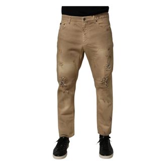 Dolce & Gabbana Homme, Jeans, Beige, Taille: M Loose Fit Denim