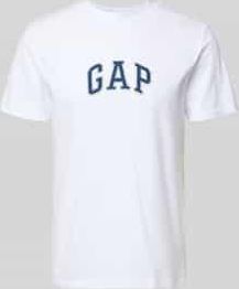 GAP T-Shirt mit Logo-Patch und Rundhalsausschnitt