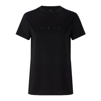 Pinko Pinko, Femme, Tops, Noir, Taille: 38 FR Start T-Shirt