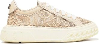 Casadei Femme, Chaussures, Beige, Taille: 37 1/2 EU Off Road Chantilly Baskets