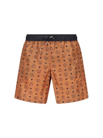 MCM Logo Swim Shorts