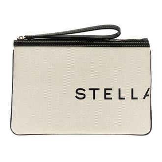 Stella McCartney SMC Canvas Pouch - - Bags - Damen - Beige - ONE SIZE