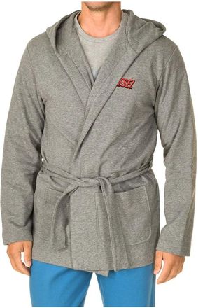 Diesel Homme, V&ecirc;tements de nuit et de d&eacute;tente, Gris, Taille: L Long Sleeve Robe