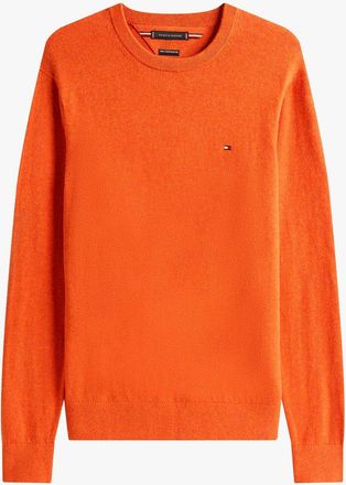Tommy Hilfiger Pull col rond en coton et cachemire