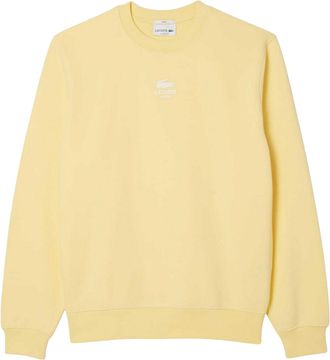 Lacoste Sweatshirt f&uuml;r Herren/Damen Unisex, Fleece (Gelb)