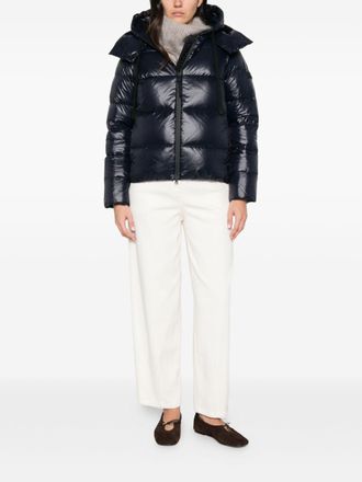 Peuterey Quilted Padded Down Jacket - Navy
