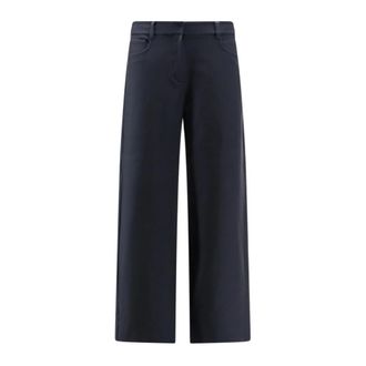 Max Mara Smmgela Weite Hose - - Trousers - Damen - Blau - S
