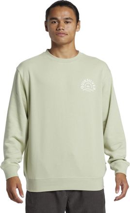 Quiksilver Mens Graphic Crew Sweatshirt, Desert SAGE, XXL