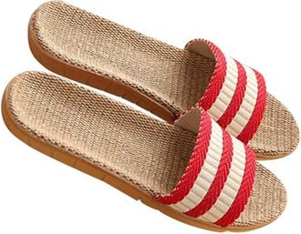 BESPORTBLE Pantoufles Int&eacute;rieur Femme &eacute;t&eacute; Ouvertes Confortables Semelle Souple Antid&eacute;rapante Style D&eacute;contract&eacute; pour Maison Salon