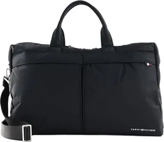 Tommy Hilfiger Sac de sport TH Signature pour homme, noir, taille unique, Black, Taille unique, Décontracté