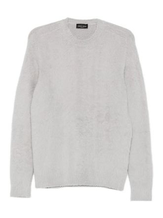 Roberto Collina Rundhalspullover - Taupe