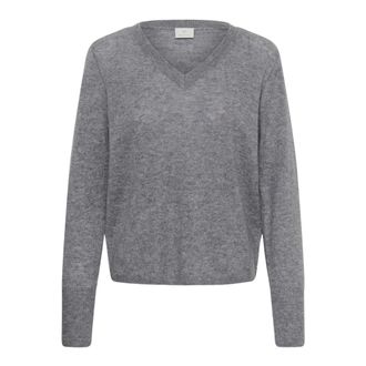 Kaffe Strickware - - Knitwear - Damen - Grau - XL