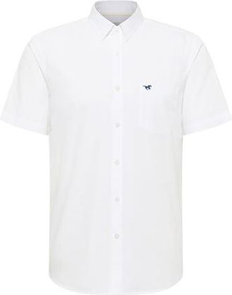 Mustang Jeans Style Gilroy Chemise, General White 2045, M Hommes