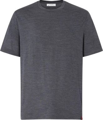 Jacob Cohen T-shirt &agrave; col rond - Homme - Tops - Gris - Taille: XL