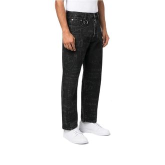 &Eacute;tudes Studio Cheese Popcorn Denim Schwarze Hose - - Jeans - Herren - Schwarzk - S