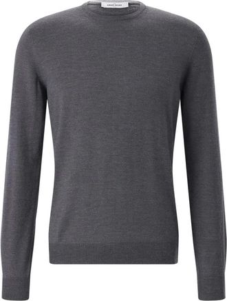 Gran Sasso Homme, Pulls, Gris, Taille: 4XL Maille Ras du Cou