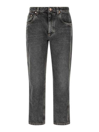 Brunello Cucinelli Straight Leg Jeans - Grau