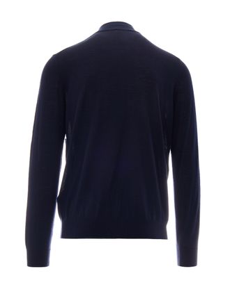 Ballantyne Mens Cardigan Navy Wool Cardigans Sweater