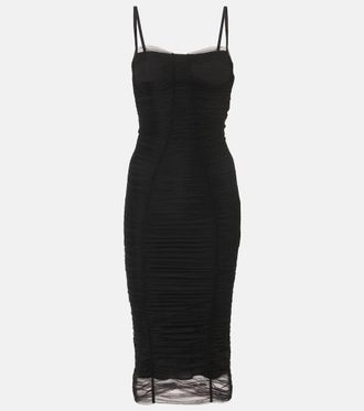 Dolce & Gabbana Robe midi en tulle