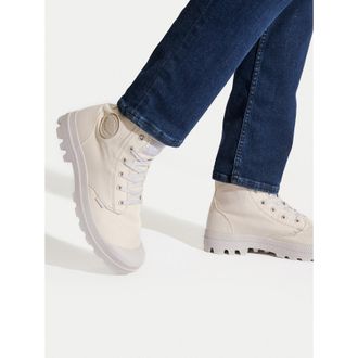 Palladium Schn&uuml;rstiefeletten Palladium Pampa Hi Mono U 73089-056-M Beige