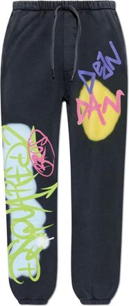 Dsquared2 Homme, Pantalons, Noir, Taille: L Printed Pantalons de surv&ecirc;tement