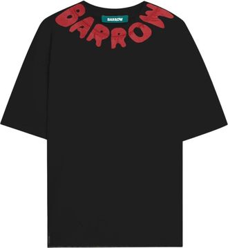 Barrow Barrow, Homme, Tops, Noir, Taille: S Jersey T-Shirt
