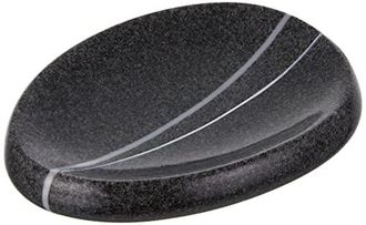 Kleine Wolke Textilgesellschaft 5080912853 Stones Porte-Savon Plastique Gris 8,7 x 2 x 12,8 cm