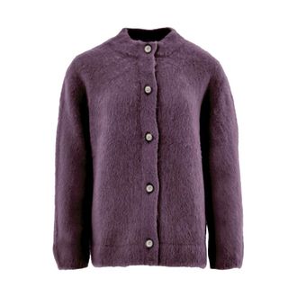 Gran Sasso Femme, Pulls, Brun, Taille: 40 FR Cardigan Colletto alla Corena