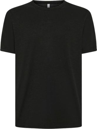 Sun 68 Round Bottom T-shirt - Homme - Tops - Noir - Taille: L