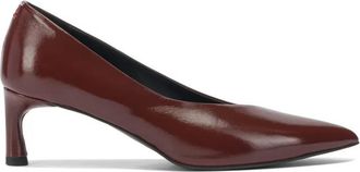 Halmanera Hohe Schuhe - Pointed Toe Burgundy Heeled Shoes - Gr. 36 (EU) - in Schwarz - f&uuml;r Damen