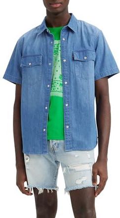 Levi's Ss Relaxed Fit Western Chemise Homme Tombstone Stonewash XS