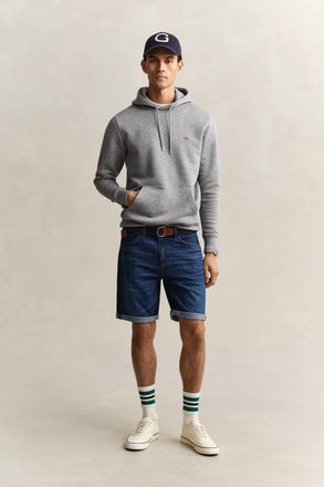 GANT Herren Jeansshorts (34) MID Blau WORN IN