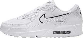 Nike Nike Air Max 90 Chaussures décontractées pour homme (HF3835-100, blanc/noir), blanc/noir, 42 EU