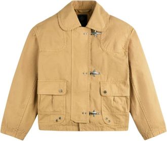 Fay Femme, Vestes, Beige, Taille: 38 FR 3 Ganci Bomber Jacket