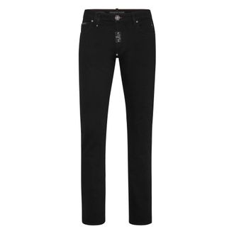 Philipp Plein Homme, Jeans, Noir, Taille: W32 Super Straight Cut Pantalons