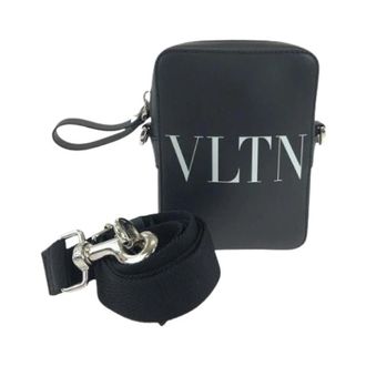 Valentino Pre-owned Leder Vltn Logo Umh&auml;ngetasche - - Pre-owned - Damen - Schwarzk - ONE SIZE