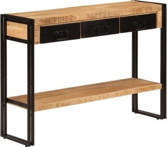 vidaXL Konsolentisch 110x30x76 cm Massivholz Mango - Vidaxl