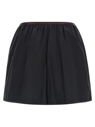 Christophe Lemaire Womens Gray Cotton Bermuda Shorts