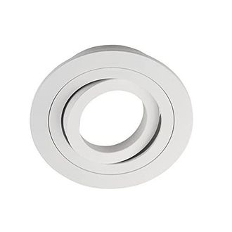 Wonderlamp Classic W-E000003 - Spot encastrable rond, IP20, 230V, diam&egrave;tre 9.3 x 2.5 cm, couleur blanc